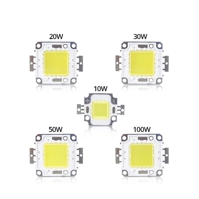 Jual COB LED Chip DC 30-36V 50W 100W Need Driver Bulb + trafo led ...