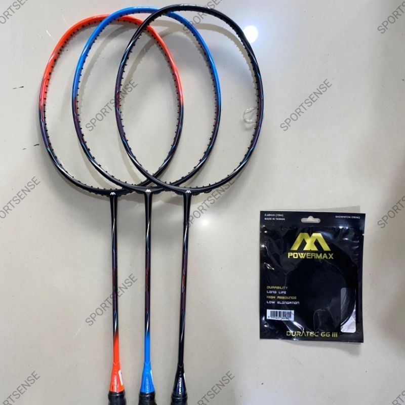 Jual Raket Bulutangkis Badminton Powermax Power Max All England 35LBS ...