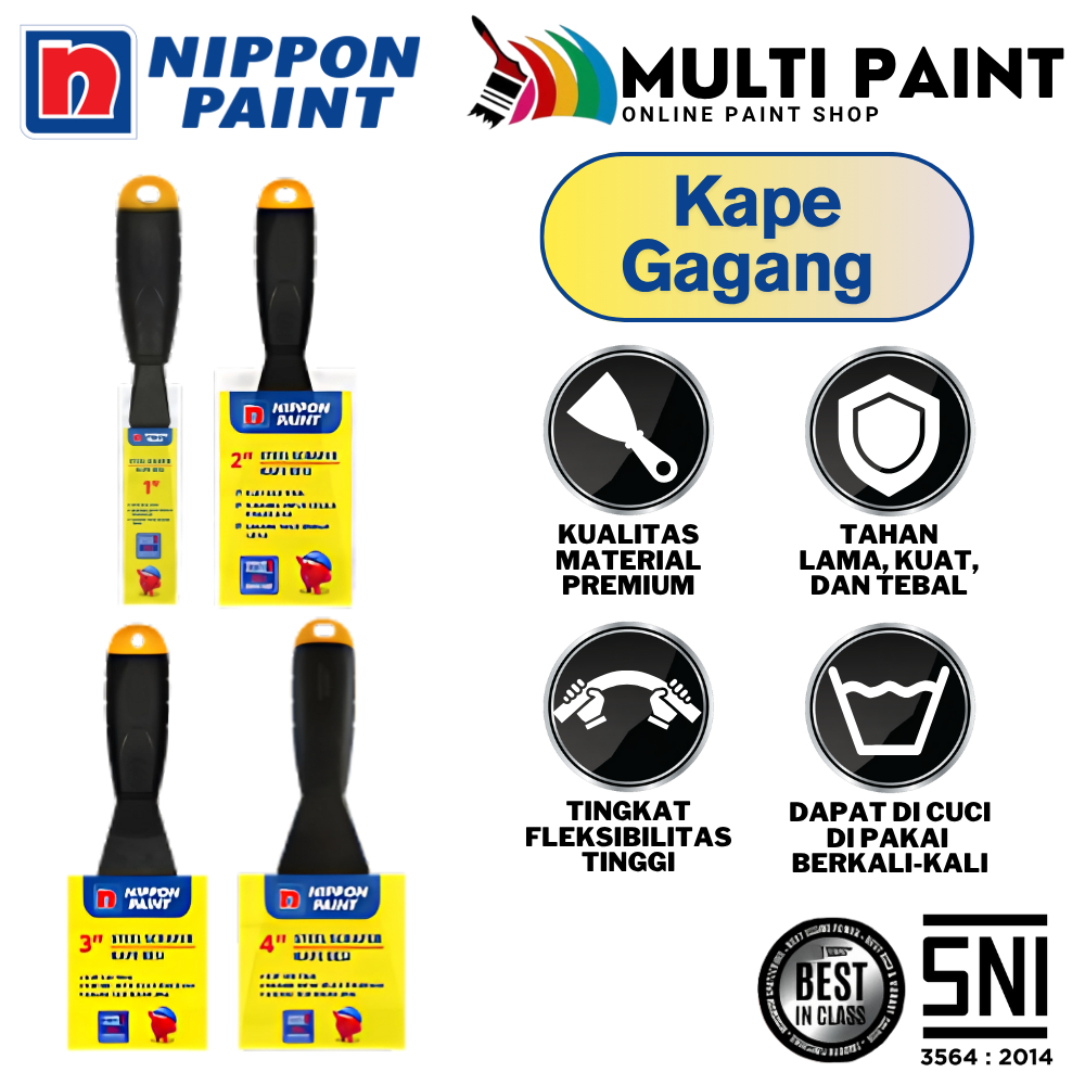 Jual NIPPON PAINT KAPE BESI GAGANG KARET KAPE BESI SERBAGUNA NIPPON ...