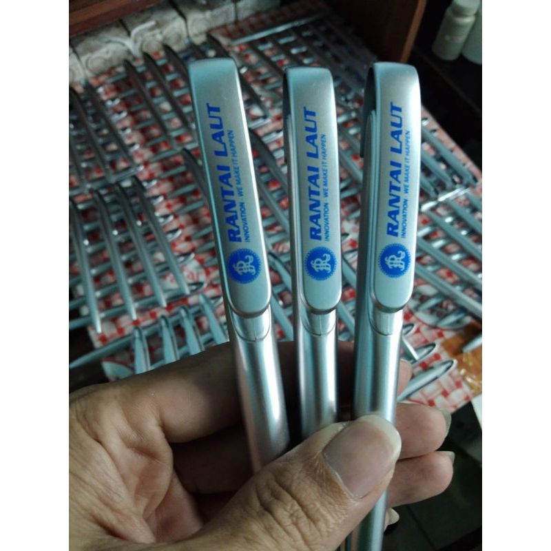Jual pulpen custom/pulpen promosi/pen cetak logo | Shopee Indonesia