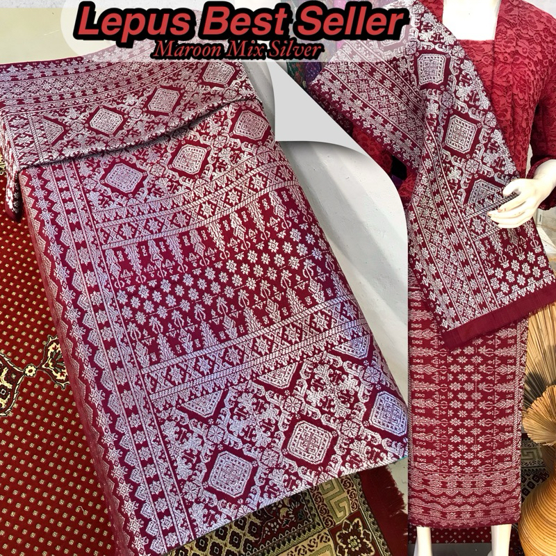 Jual SONGKET LEPUS WARNA PASTEL - ASLI TENUN TANGAN PALEMBANG | Shopee Indonesia