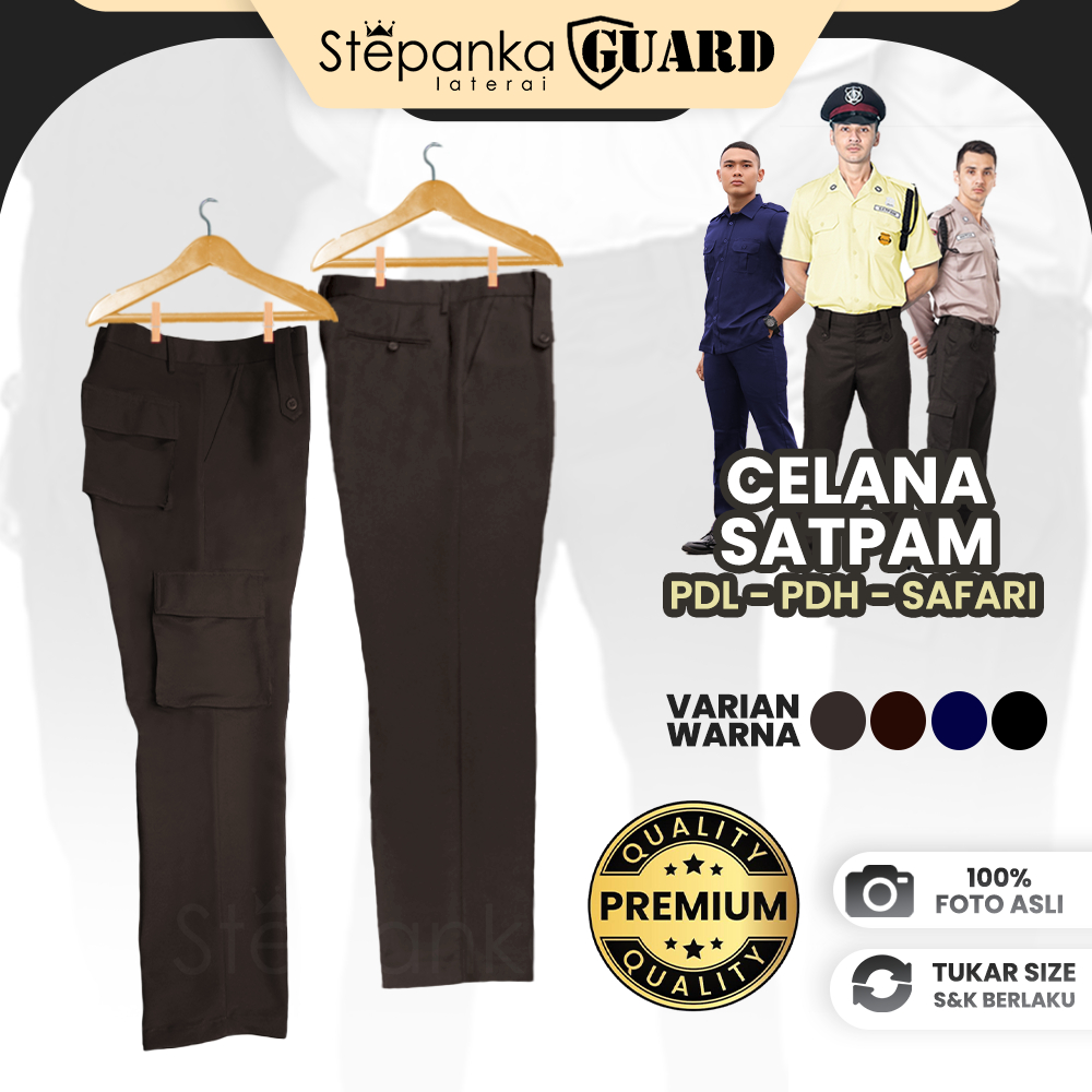 Jual [RESTOCK] Celana Satpam PREMIUM / Celana PDH Satpam / Celana PDL Satpam / Celana Safari ...