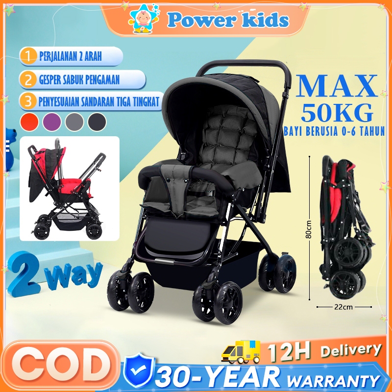 Jual [Garansi 30 Tahun] Stroller Baby Stroller bayi Lipat Travelling ...