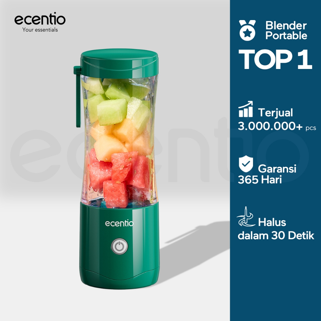 Jual ecentio juicer 6 mata pisau Juicer Blender 380ml Portable Jus juicer mini Usb Mini Mixer ...