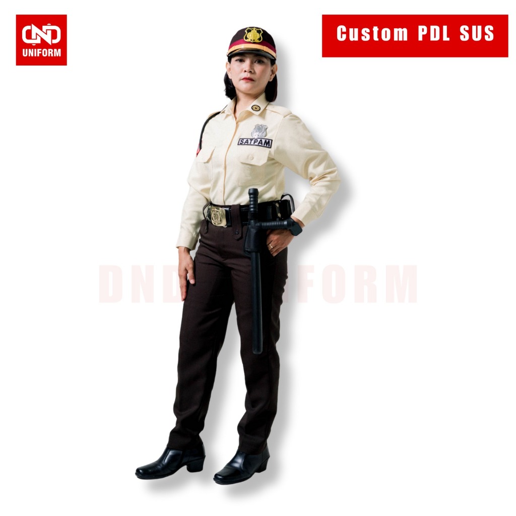 Jual DND UNIFORM - CUSTOM SERAGAM PDL SUS (PDH SUS) WANITA SECURITY SATPAM BAHAN GAIA NEO ...