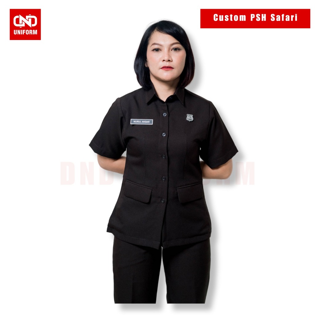 Jual DND UNIFORM - CUSTOM SERAGAM PSH SAFARI WANITA SECURITY SATPAM ...