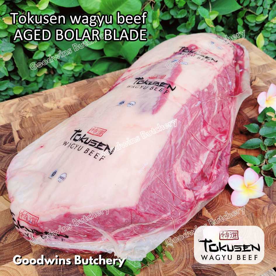 Jual Wagyu beef Tokusen BOLAR BLADE marbling MBS-5 aged-frozen daging ...