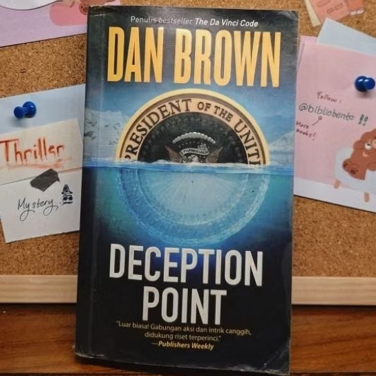 Jual Novel Misteri Dan Brown - Deception Point [Preloved ori] - Buku bekas murah | Shopee Indonesia
