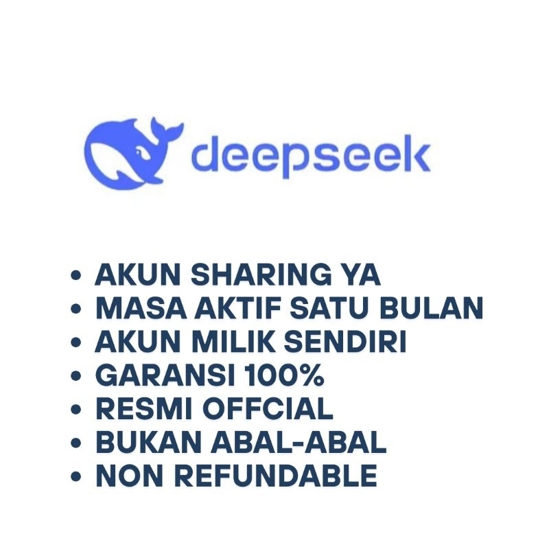 Jual Deepseek Ai premium untuk MacOS & Windows resmi dari Developer Cina | Shopee Indonesia