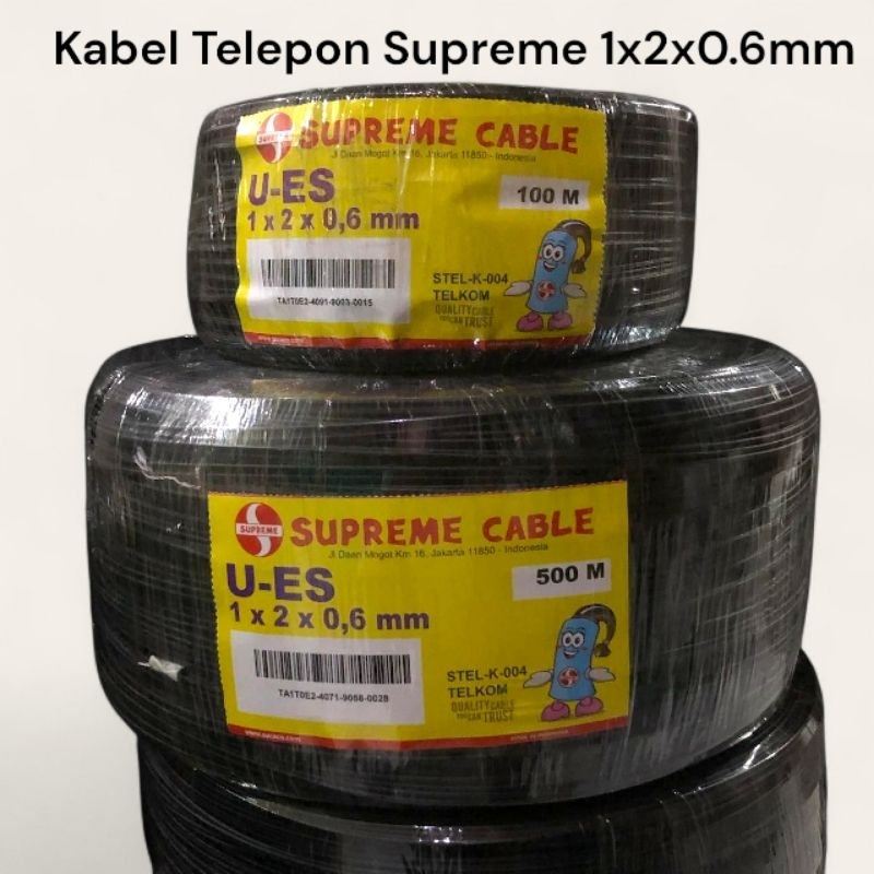 Jual Kabel Telepon Supreme / Kabel Listrik Outdoor U-ES ukuran 1x2x0 ...