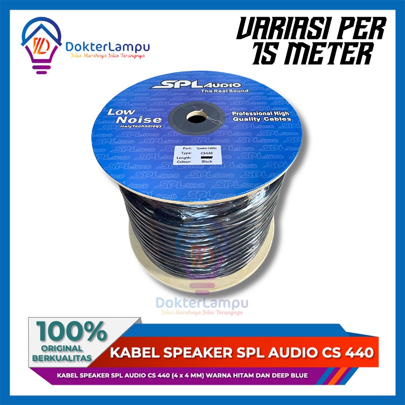 Jual KABEL SPEAKER SPL AUDIO CS 440 (4 x 4 MM) PER 15 meter | Shopee ...