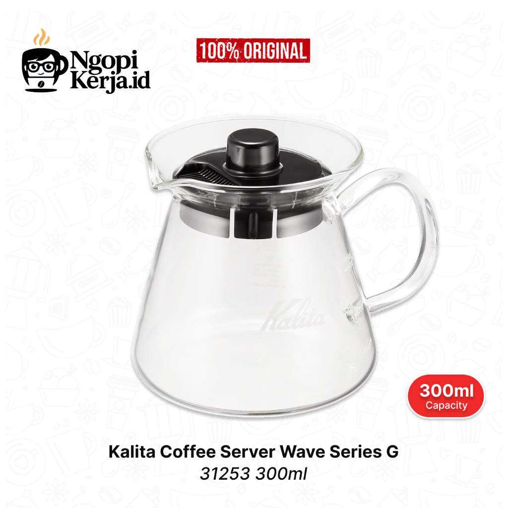 Jual Kalita Coffee Server Wave Series G 300ml | Shopee Indonesia