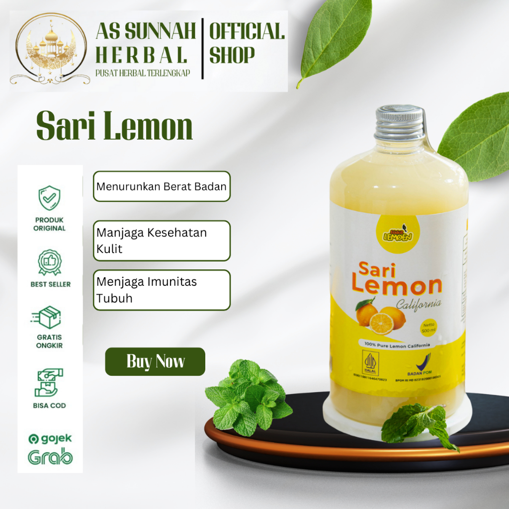 Jual Sari Lemon Fresh 100% Untuk Diet dan Detox Pure Lemon California ...