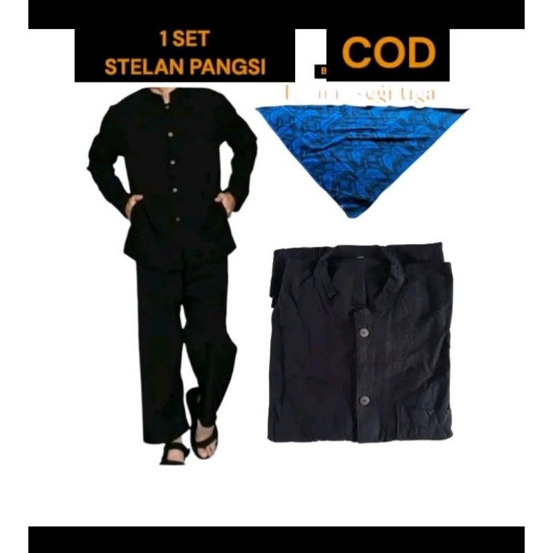 Jual paket stelan baju pangsi koko khas suku adat budaya baduy | Shopee Indonesia
