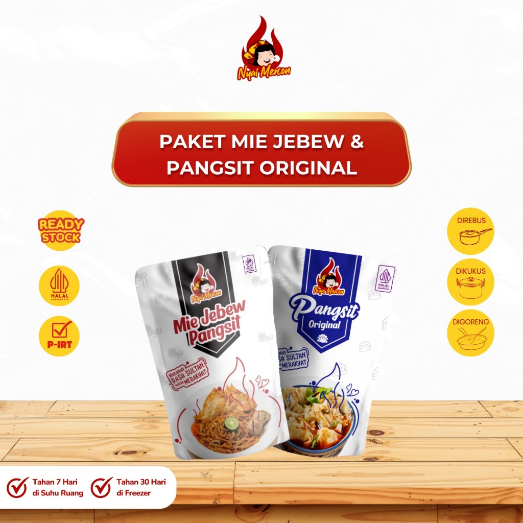 Jual Nyai Mercon - Paket Bundling Mie Jebew + Pangsit Original | Shopee ...