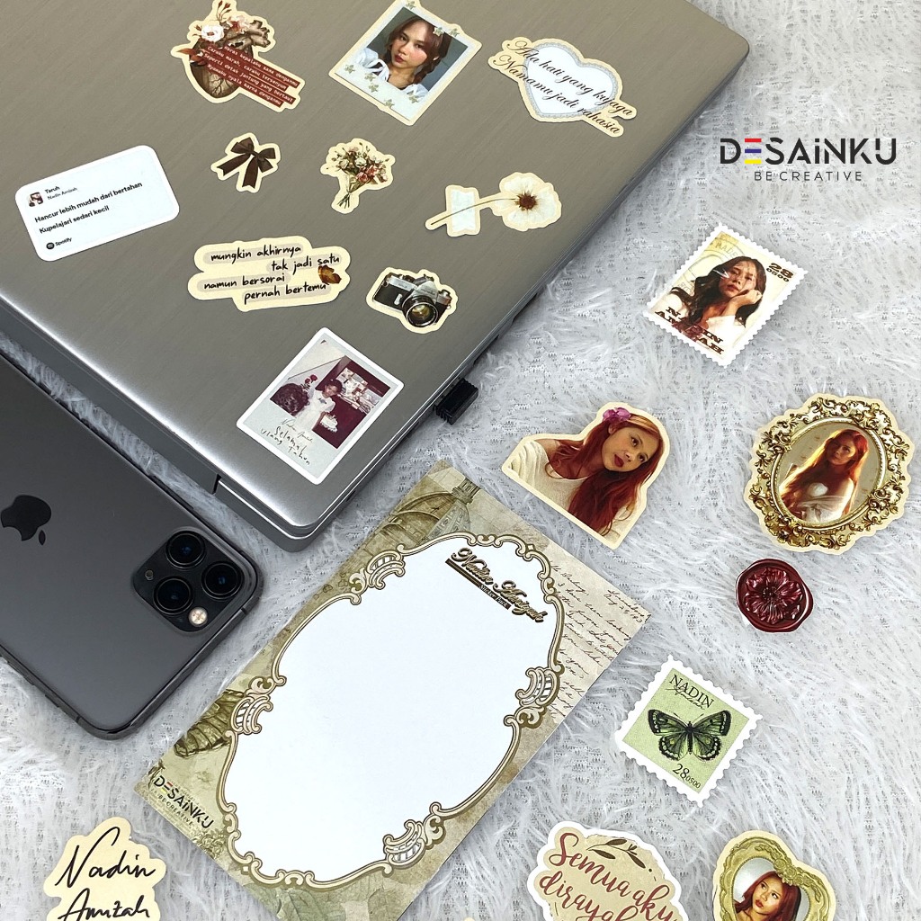 Jual STICKER PACK NADIN AMIZAH / STIKER POP INDONESIA / Sticker Die Cut ...
