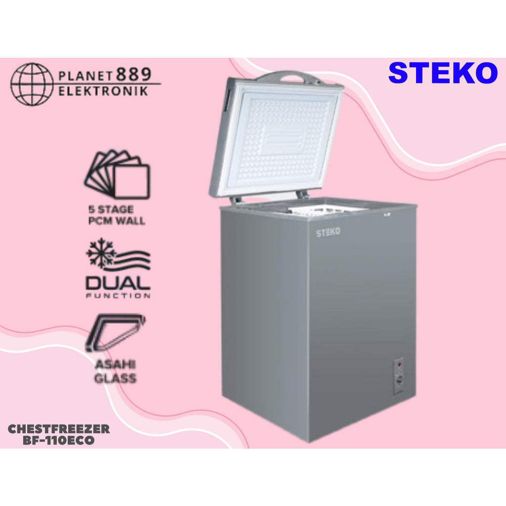 Jual Steko BF-110ECO Chest Freezer 100 Liter Premium & ECO-Friendly ...