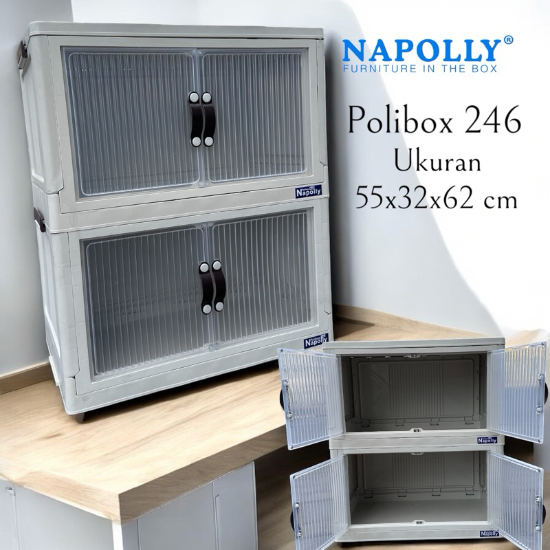 Jual Napolly polibox 246 /loker box serbaguna | Shopee Indonesia