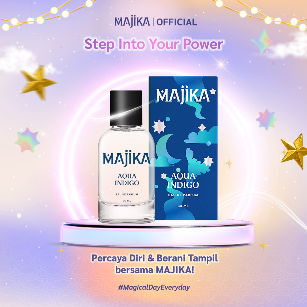 Jual MAJIKA Aqua Indigo Eau de Parfum | 30 ML | Parfum Pria Tahan Lama ...