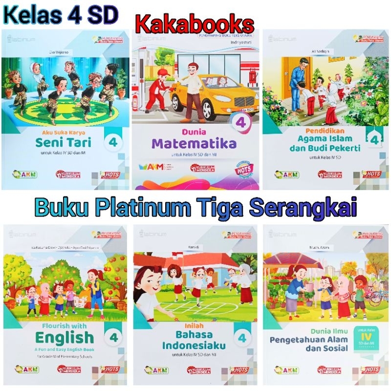 Jual Buku Platinum - Tiga Serangkai - SD/MI Kelas 4 Kurikulum Merdeka | Shopee Indonesia
