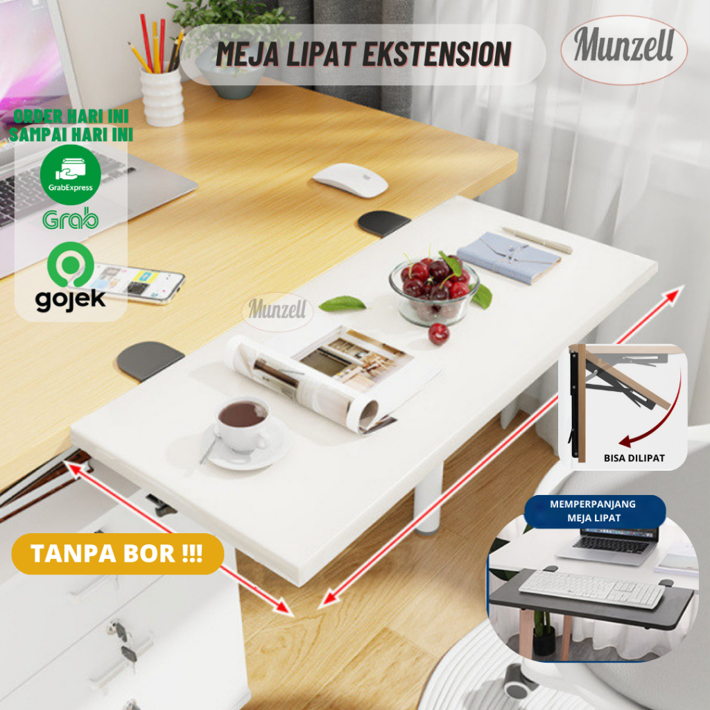 Jual Meja Lipat sambung / Meja keyboard / Meja Komputer esktension meja ...