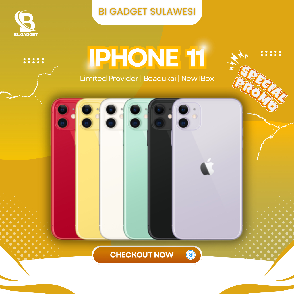Jual iPhone 11 64GB/128GB FULLSET 100% Original Dan Bergaransi | Shopee Indonesia