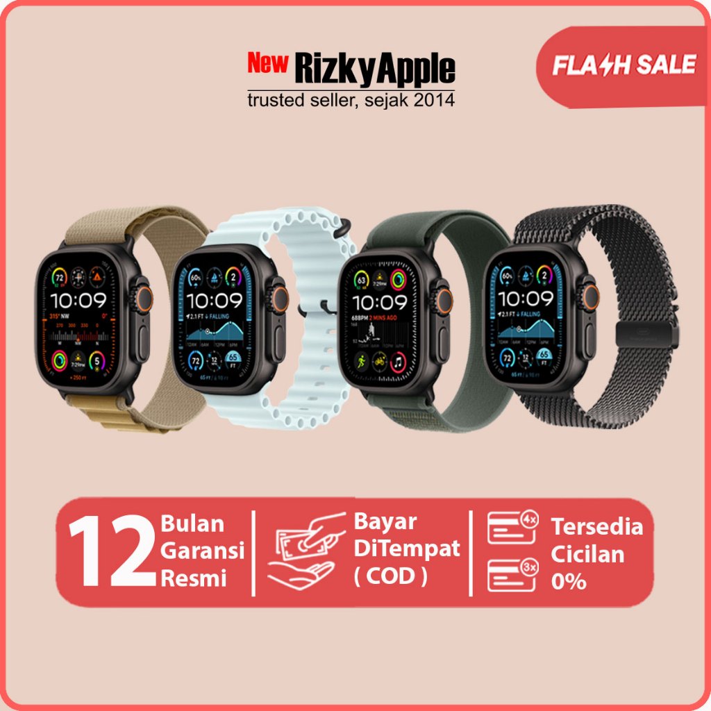 Jual Apple Watch Ultra 2 Black Titanium Case GPS with Alpine Trail ...