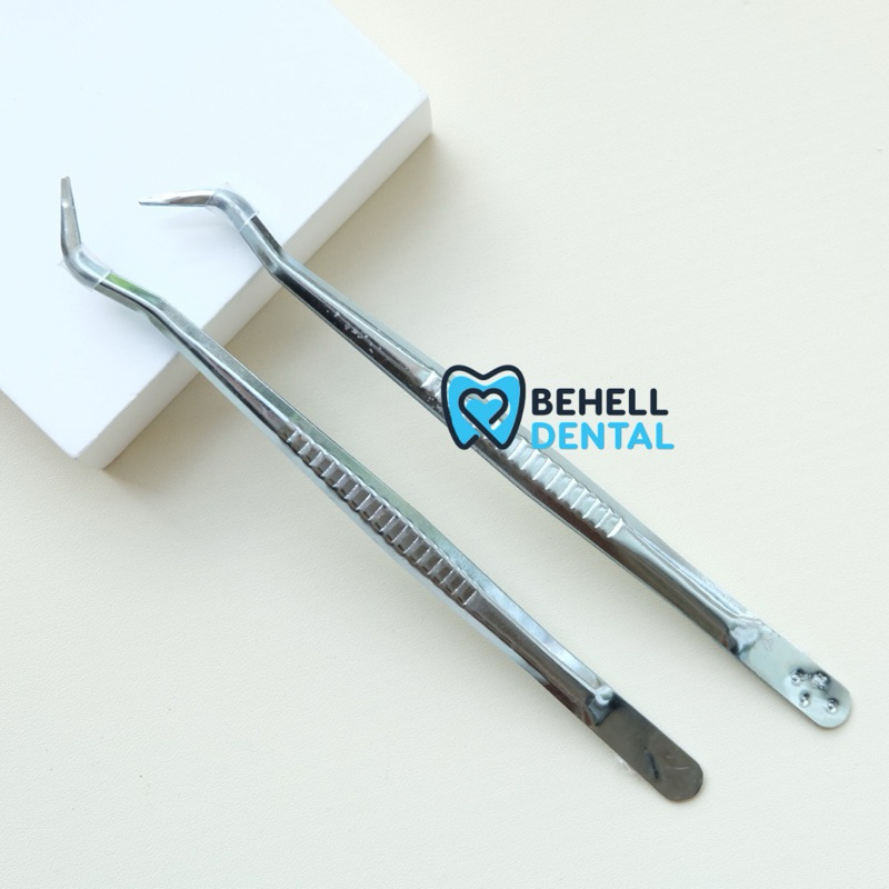 Jual BEHELLDENTAL PINSET PLASTIK SS BEHEL PREMIUM TIPE L - TWEEZER ...