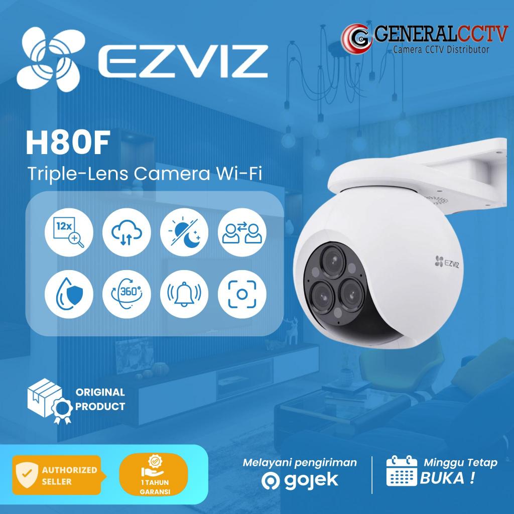 Jual EZVIZ H80f 4MP Multi 2K x 3 Triple-Lens 12x Zoom Smart CCTV Wi-Fi ...