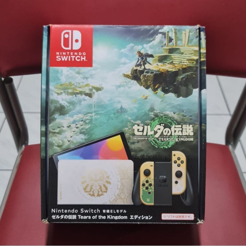 Jual Nintendo Switch OLED CFW 256 GB Second Fullset The Legend of Zelda Tears of the Kingdom ...