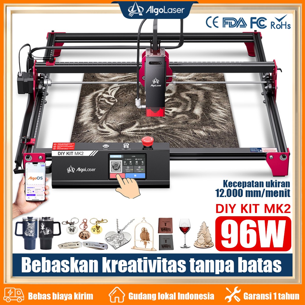 Jual AlgoLaser DIY KIT MK2 10W Laser Engraving Machine Wood Acrylic Laser Cutter Suit Beginner ...