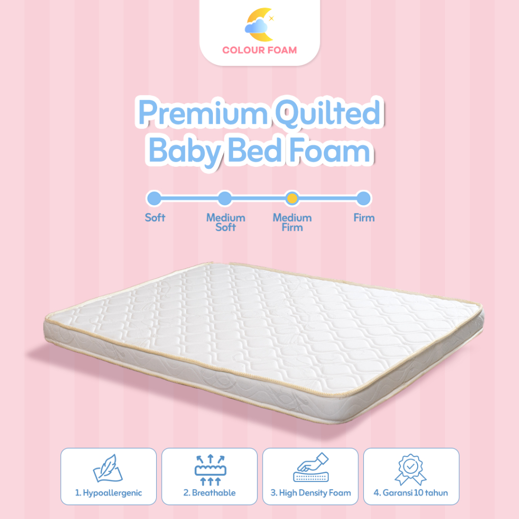 Jual Kasur Bayi Premium Color Foam 78x150x15 - Matras Bayi - Box Bayi ...