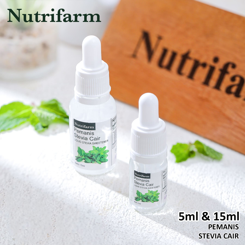 Jual Nutrifarm Stevia Cair 5 ml / Stevia Cair 15 ml | Shopee Indonesia