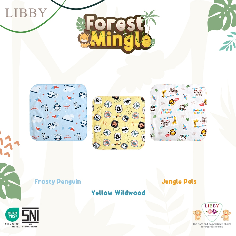 Jual LIBBY Saputangan/Selampai/Lap Motif Unisex (1 pcs) | Hazel Glaze ...