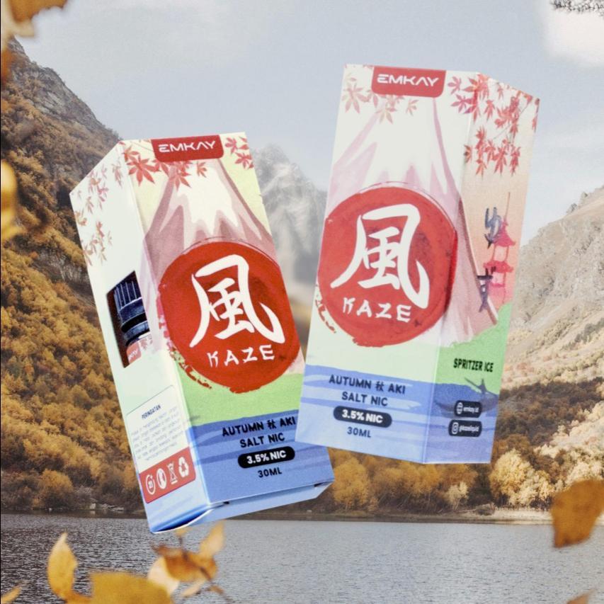 Jual Kaze Salt Nic 30ML 35MG by Emkay Brewer x CMW - Liquid Kaze ...