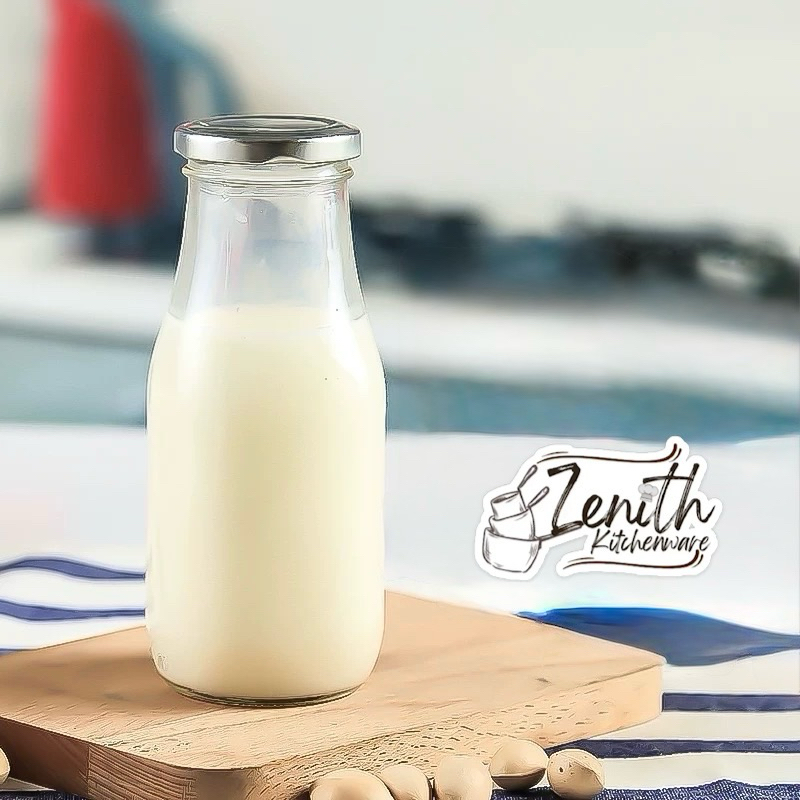 Jual BOTOL KACA JUS / BOTOL SUSU/ BOTOL JUALAN ALMOND MILK KOPI SUSU ...