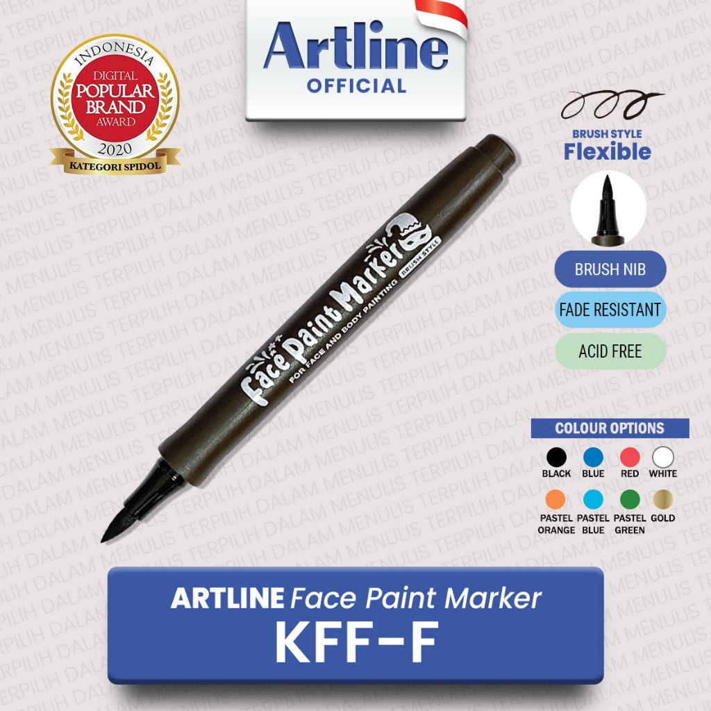 Jual (PCS) Face Paint Marker for Face and Body Painting Brush Style ...