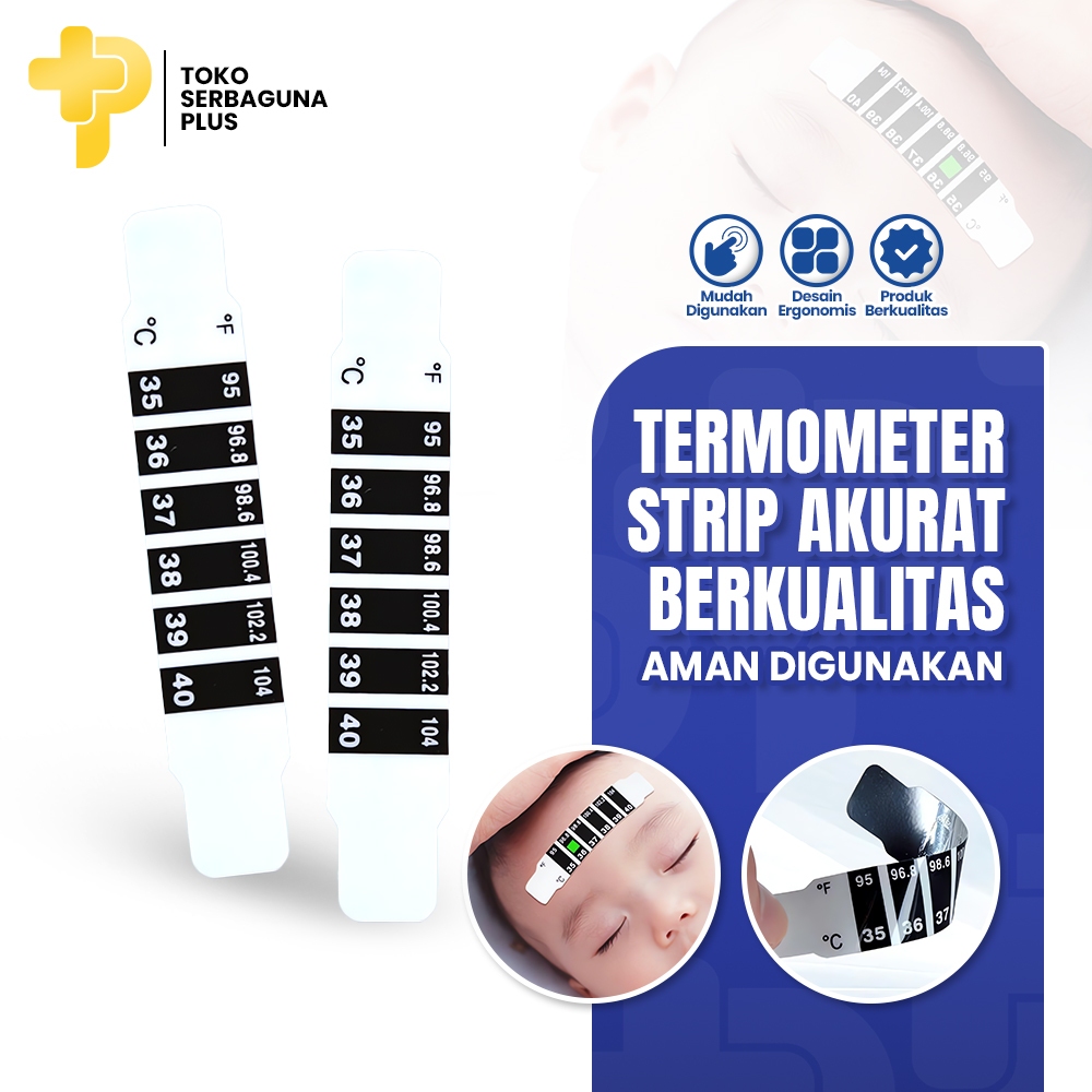 Jual Sticker Termometer Pendeteksi Suhu Badan Anak Fever Tracker Strip ...