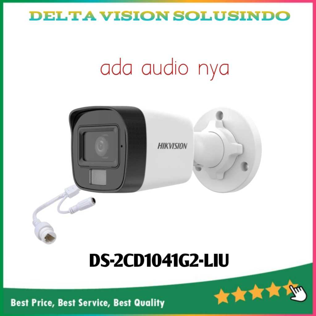 Jual DS-2CD1041G2-LIU HIKVISION 4 MP Smart Hybrid Light Fixed Bullet Network Camera Smart Hybrid ...