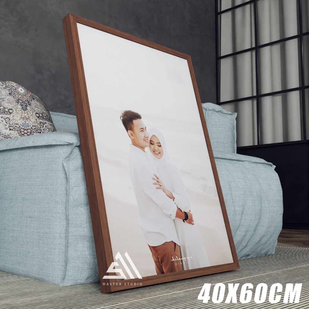 Jual bingkai blok frame 40x60cm A2 16R 16RS plus cetak foto | Shopee ...