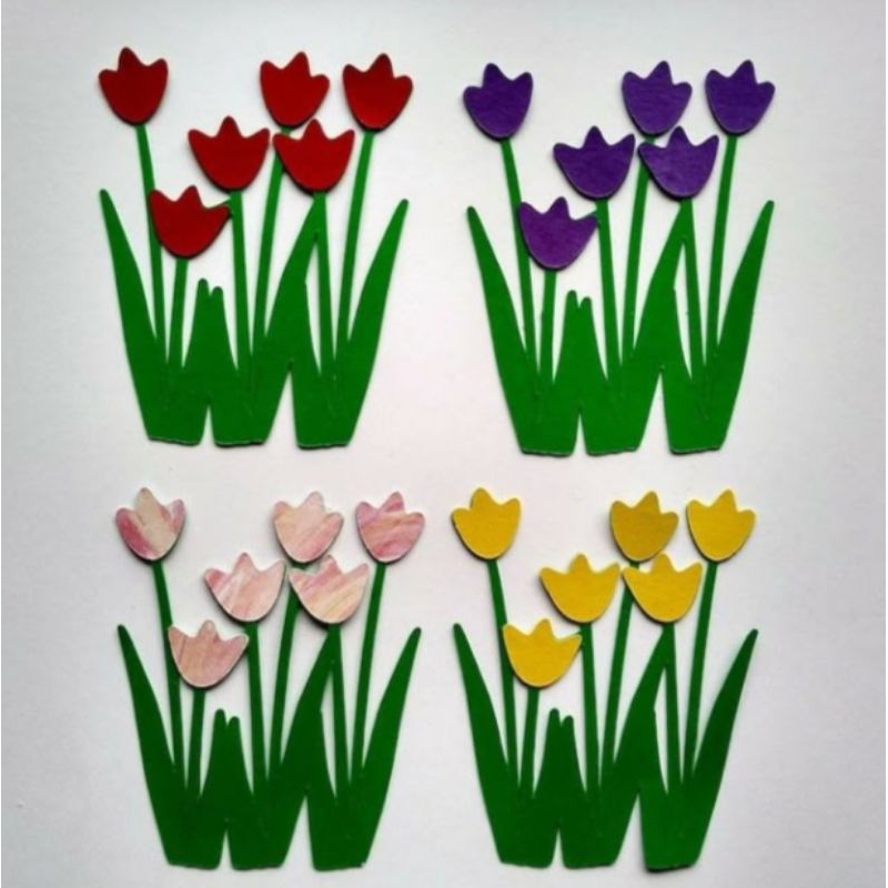 Jual Hiasan Rumput Bunga / Hiasan Dinding Kelas Tk Paud / Hiasan ...