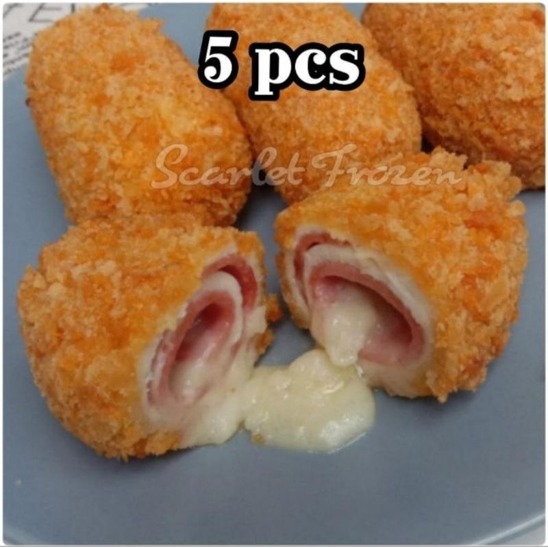Jual Chicken Cordon Bleu Blue Cordon Roll Smoked Beef Mozzarella Cheese ...
