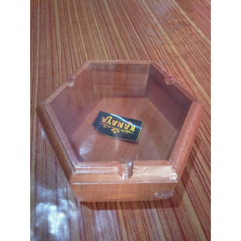 Jual Asbak Kayu / Asbak Mahoni / Asbak rokok / Tempat abu / Tempat ...