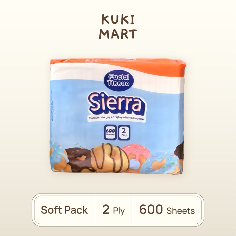 Jual [Promo] Sierra Soft Pack Tissue / Tisu Wajah 2 Ply 600 Sheets ...