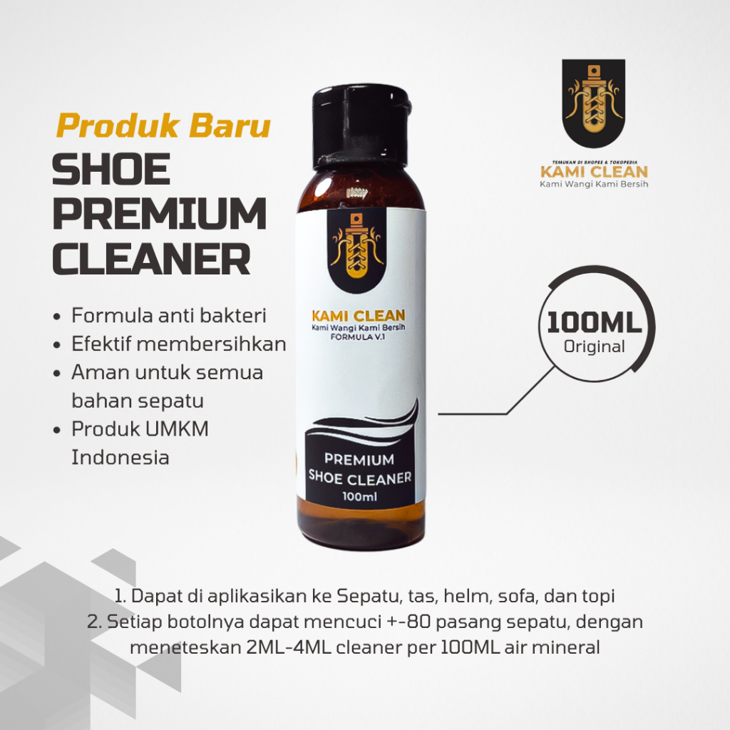 Jual Sabun Cuci Sepatu 100ml | Pembersih Semua Jenis Sepatu, Bilas ...