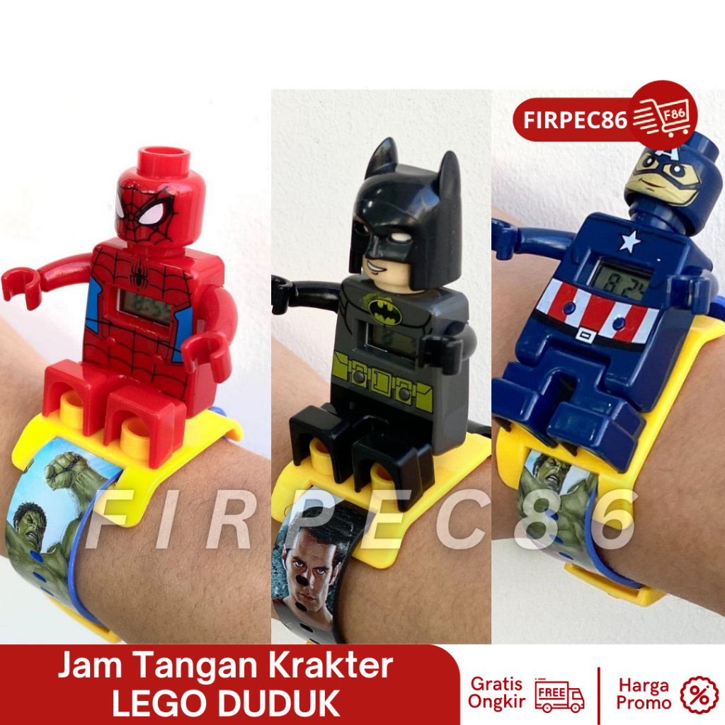 Jual Jam Tangan Anak Karakter LegoH Duduk Motif Super-Hero | Shopee ...