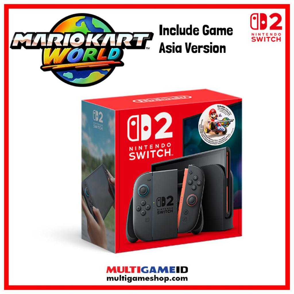 Jual Nintendo Switch 2 NS2 Console Bundle Mario Kart World | Shopee ...