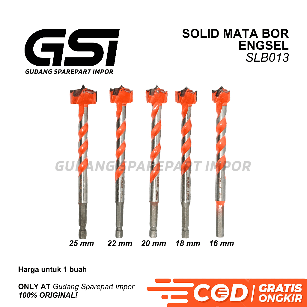 Jual SOLID Mata Bor Engsel TCT / Mata Bor Sendok / Mata Bor Kayu ...