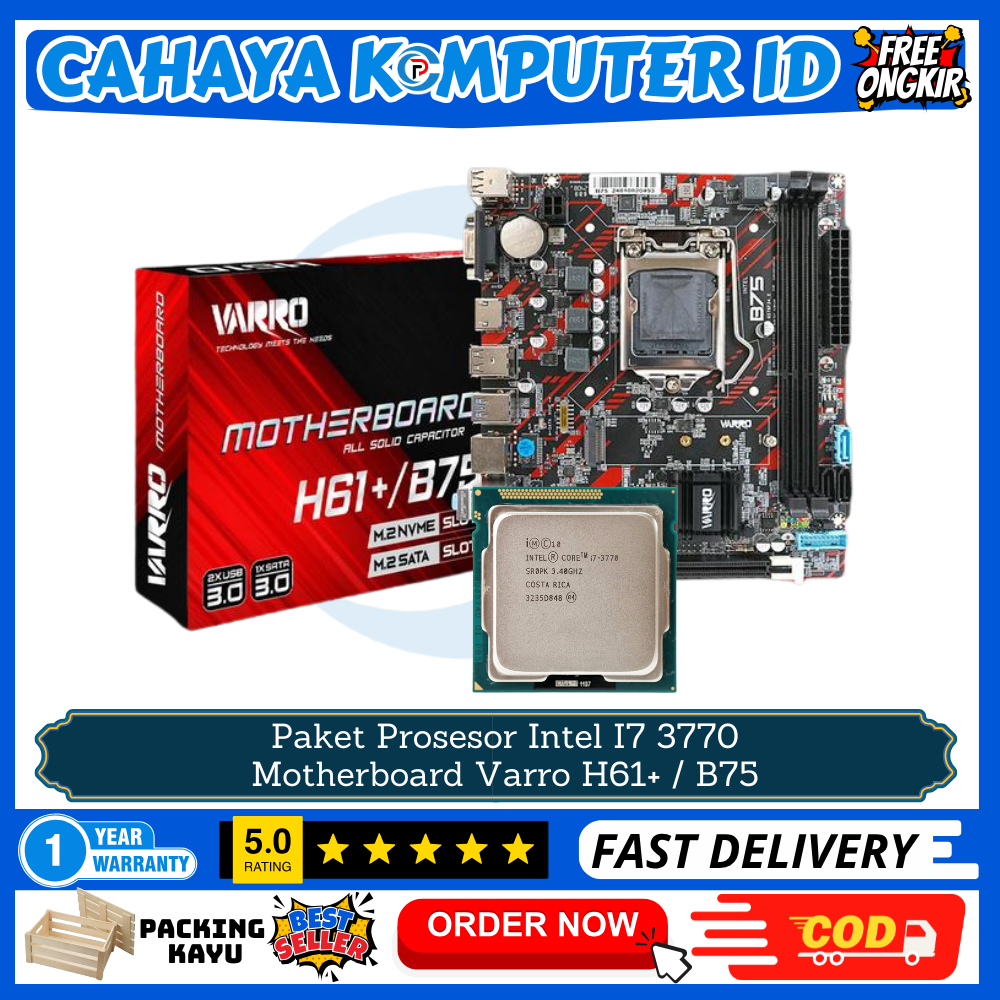 Jual PAKET Intel Core i3 3240| i5 2400| i5 3470| i7 2600 |i7 3770 ...