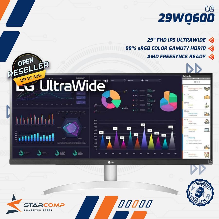 Jual LG UltraWide 29WQ600-W 29" WFHD IPS Monitor AMD FreeSync HDR10 ...